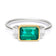 Emerald & Diamond Forever Ring – YI COLLECTION
