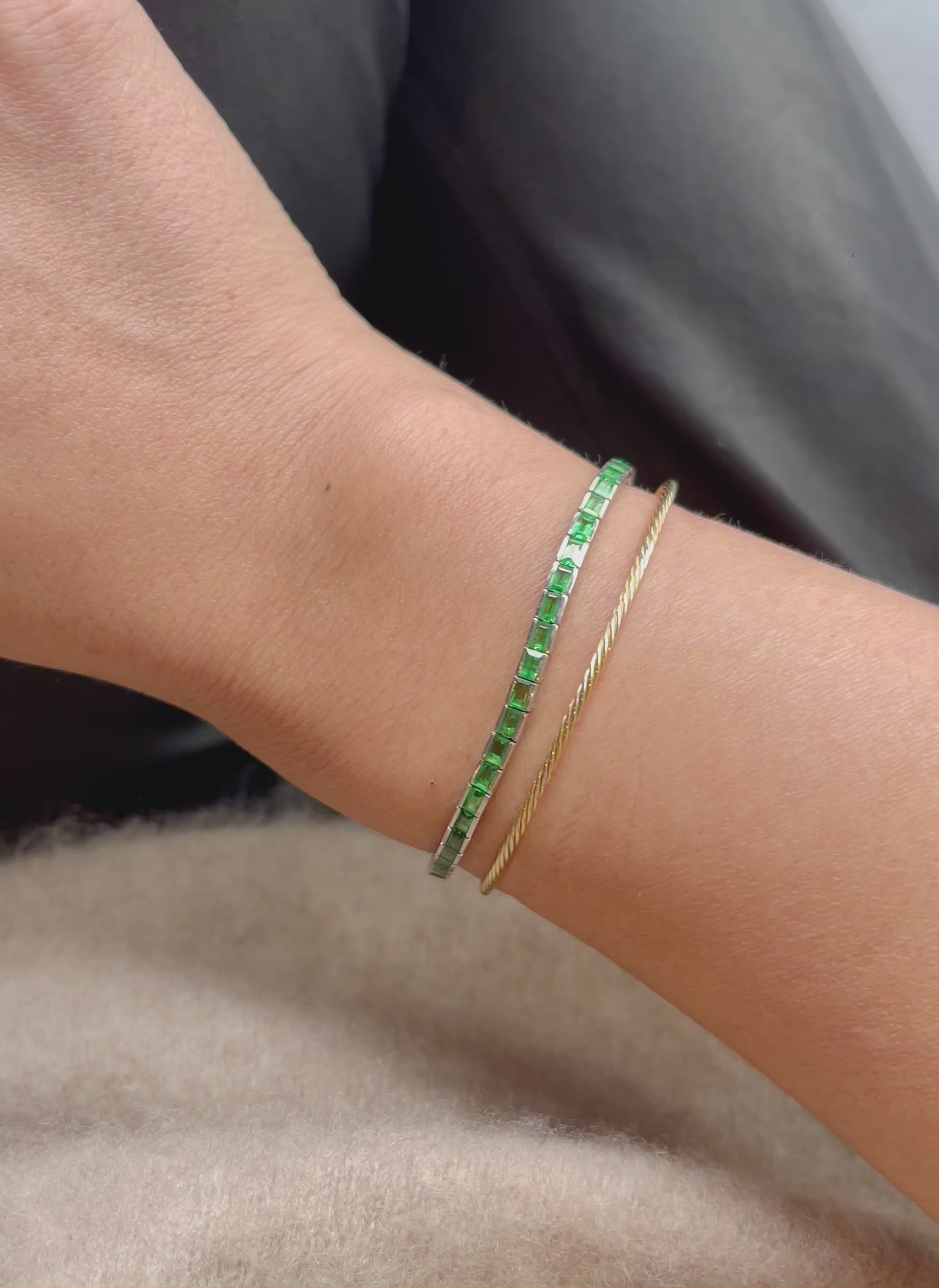 Tsavorite Gaia bracelet – YI COLLECTION