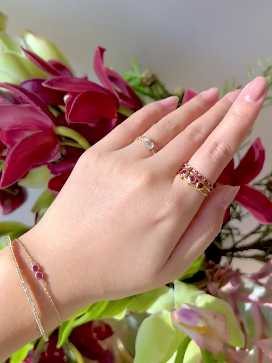 Ruby Orbit Ring – YI COLLECTION